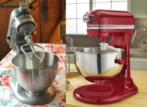 KitchenAid Stand Mixer Comparison Chart (Differences Explained)