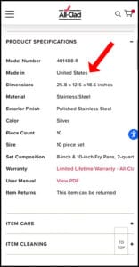 Where Is All-Clad Cookware Made? (Breakdown by Product)