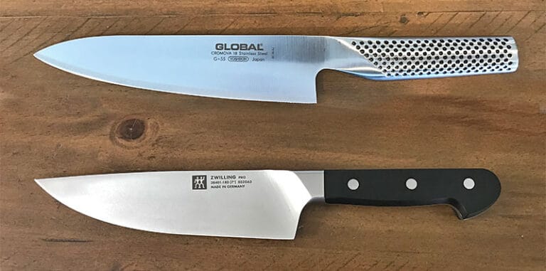 Global vs. Zwilling Kitchen Knives (Which Are Better?) - Prudent Reviews