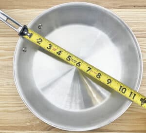 How Frying Pans Are Measured (With Pictures & Examples)