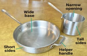 Saucepan vs. Sauté Pan: Side-by-Side Comparison (With Chart) - Prudent ...