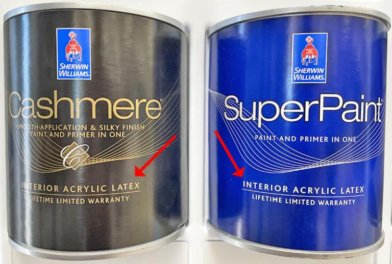 Sherwin-Williams Cashmere vs. SuperPaint (What's the Difference?)
