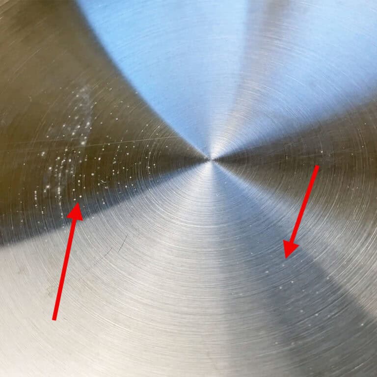 30-Second Trick to Remove White Spots From Stainless Steel Pans
